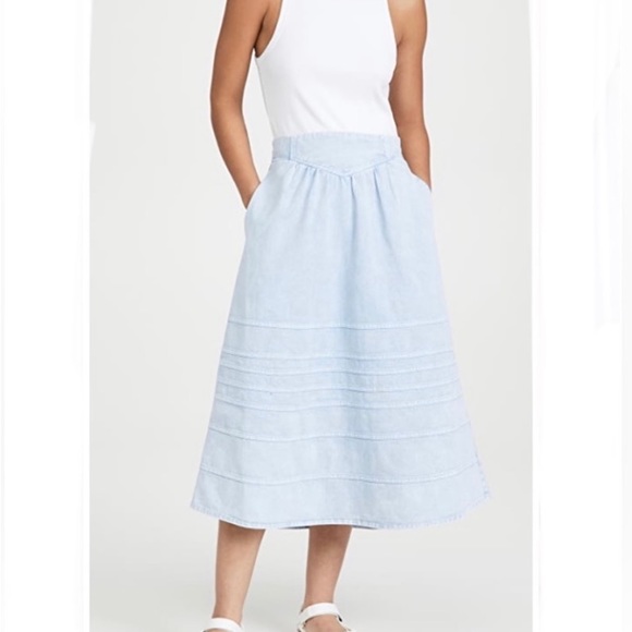 Sea New York | Skirts | Sea New York Light Blue Maura Basque Waste ...